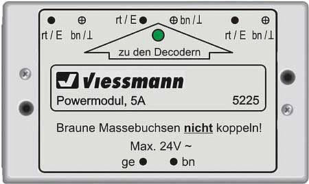 Viessmann 5225 All Scale 5 Amp Power Module - Alpine Railworks