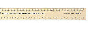 Excel Hobby 55778 All Scale Deluxe Model Railroad Reference Ruler -- 12 ...