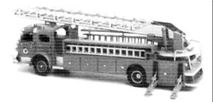 GHQ 52009 N Scale Emergency Fire Dept. Vehicles - American LaFrance ...