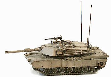 GHQ 58003 N Scale Military US & Allies (Modern) Heavy Tanks (Unpainted ...