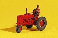 GHQ 60001 HO Scale Farm Machinery -- "Red" Super M-TA Tractor with ...