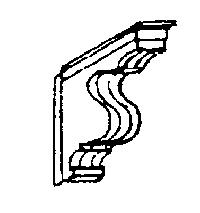 Grandt Line 3530 O Scale Brackets -- Victorian - Alpine Railworks