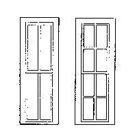 Grandt Line 3729 O Scale Rio Grande Southern-Style Depot Windows -- 2/2 ...