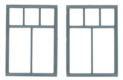 Grandt Line 3770 O Scale Commercial Windows -- 5-Pane, Scale 56 x 82 ...