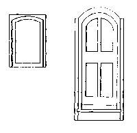 Grandt Line 3816 O Scale 2 Narrow Doors & 4 Side Windows -- Sandy River ...