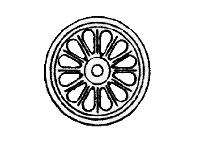 Grandt Line 39 O Scale 20" Pressed Steel Railcar Wheels -- Sheffield ...