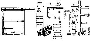 Grandt Line 5001 HO Scale Freight Car Hardware Set -- DRGW Box Car ...