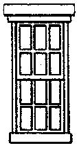 Grandt Line 5154 HO Scale Masonry Windows -- Scale 30 x 65" 76.2 x 165 ...