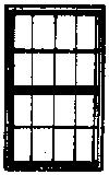 Grandt Line 5179 HO Scale Windows -- Double-Hung, Scale 42 x 72" 107 x ...