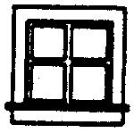 Grandt Line 5239 HO Scale Windows -- Single-Sash, 4-Pane, Scale 28 x 26 ...