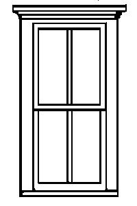 Grandt Line 5265 HO Scale Window -- 4-Pane pkg(8) - Alpine Railworks