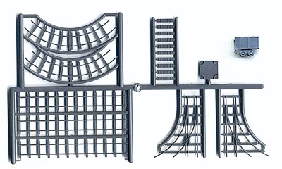 Grandt Line 5316 HO Scale Mine Car & Track - Kit -- Undecorated ...