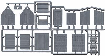 Grandt Line 5912 HO Scale Shed & Outhouse -- Kit - Alpine Railworks