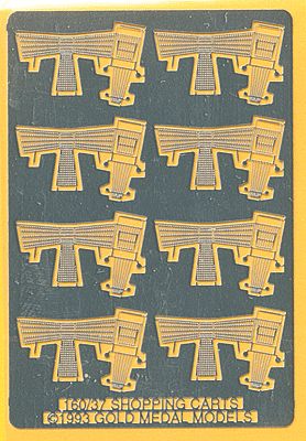 Gold Medal Models 16037 N Scale Grocery Store Shopping Cart -- Kit ...