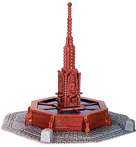 Kibri 38910 HO Scale Fountain in Urach -- 2-3/8 x 2-3/8 x 2-3/4" 6 x 6 ...