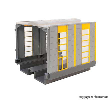 Kibri 39253 HO Scale Modern Engine House - Maintenance Bay Extension ...