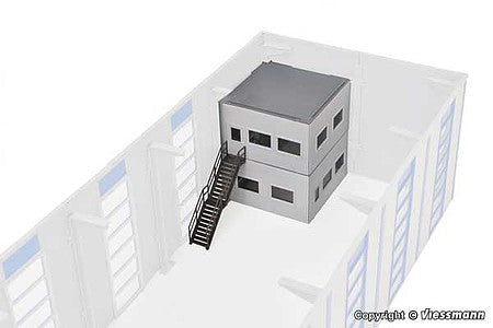 Kibri 39255 HO Scale Modern Warehouse Interior Office -- Kit - Fits 405 ...