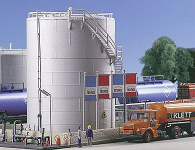 Kibri 39830 HO Scale Fuel Storage Tank -- 7-1/12 x 5-1/2 x 5-1/8" 18 x ...