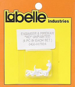 Labelle Industries 7004 HO Scale Engineers & Firemen -- Waving, Sitting ...