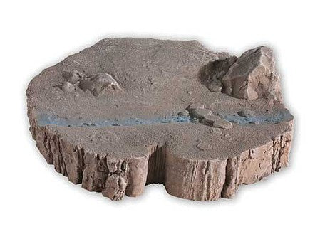 Noch 10001 All Scale Hard-Foam Diorama Base -- Tree Trunk 7-1/16 x 6-5/ ...