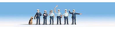 Noch 36091 N Scale Police Officers Blue 6/ - Alpine Railworks