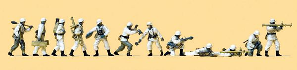 Preiser 72550 26299 Scale WWII Germany Unpainted Figure Set - Kit ...