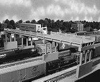 Rix Products 103 HO Scale Vintage Highway Overpass -- Kit - 150' Scale ...
