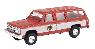 Trident Miniatures 90265 HO Scale Chevrolet Suburban - Emergency - Fire ...