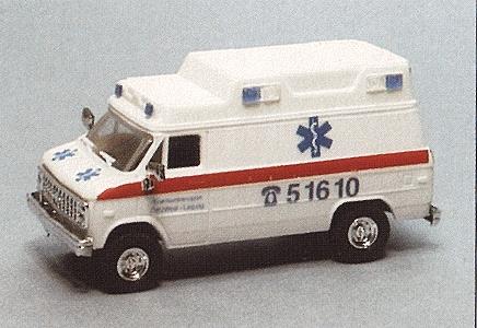 Trident Miniatures 90291 HO Scale Chevrolet Van - Emergency ...