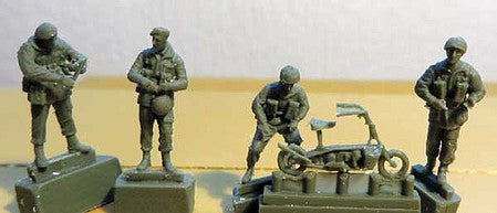 Trident Miniatures 96604 HO Scale British Paratroopers Platoon HQ ...