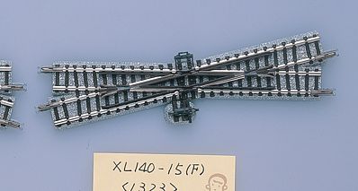 Tomytec 1323 N Scale 15 Degree Crossing XL140-15 - Fine Track -- Left ...