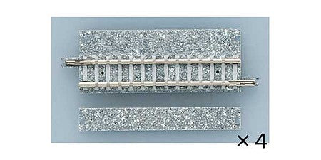 TomyTec 17646 N Scale Wide-Roadbed Straight Track S70-WP - Fine Track ...