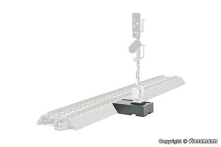 Viessmann 4733 HO Scale Signal Base for Roadbed Track -- Fits Viessmann ...