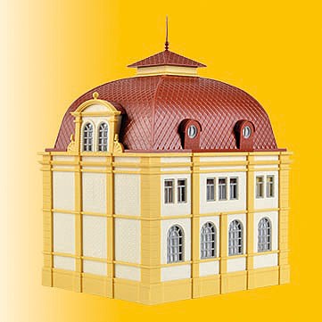 Vollmer 42004 HO Scale Embassy Building w/LED Lights -- Kit - 4-15/16 x ...