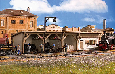 Vollmer 45706 HO Scale Goods Shed Kit -- 23.5 x 10 x 8cm - Alpine Railworks