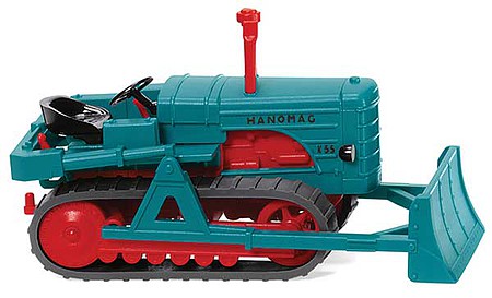 Wiking 84437 HO Scale 1952-1960 Hanomag K55 Crawler Tractor - Assembled ...