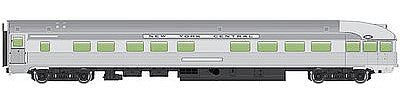 Walthers Mainline 910-30355 HO Scale 85' Budd Observation - Ready To ...