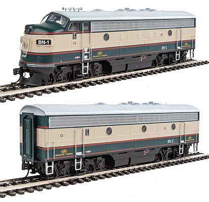 Walthers Mainline 910-9935 HO Scale EMD F7 A-B Set - Standard DC ...